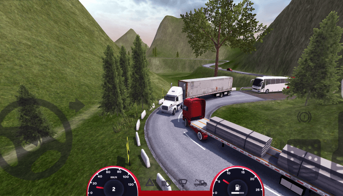 Truck Timber - Log and Timber Transport Mobile Truck Games Modyukle ...